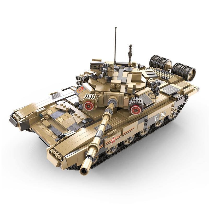 CaDA 1:20 Scale T-90 Tank Brick Set – 1,722-Piece Russian Model with I ...