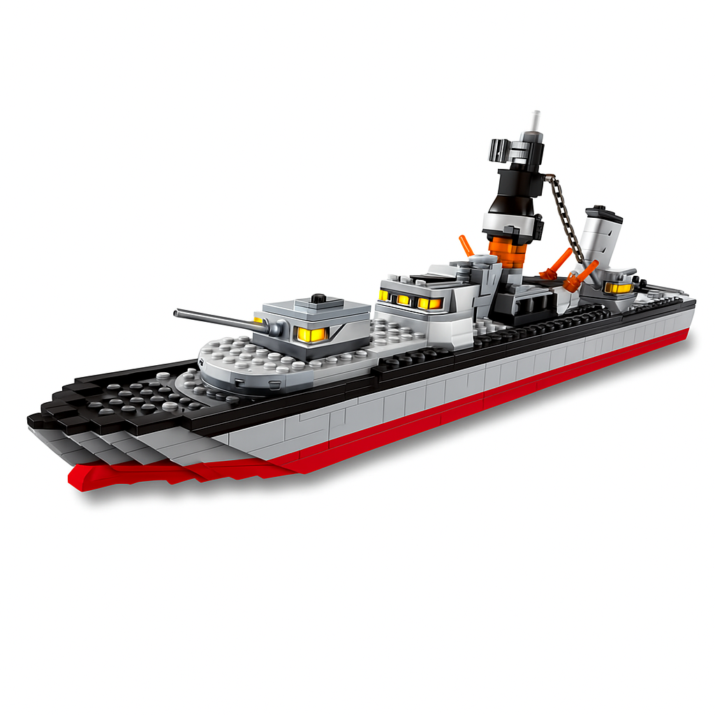 WANGE 5660 Legion Battleship – 774-Piece Military Ship Building Block ...