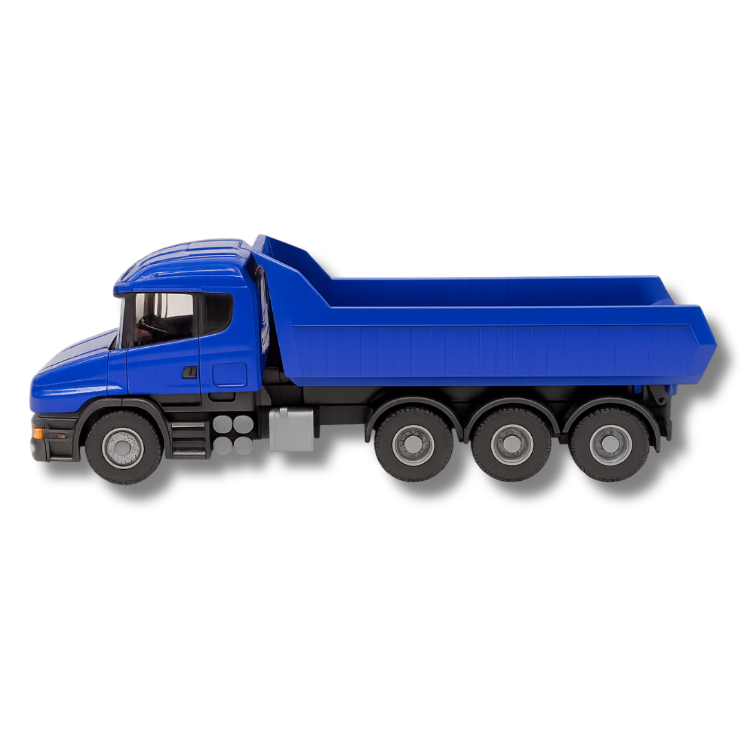 EMEK 10144 1:25 Scale Scania T-Series Blue Dump Truck – IMEX-RC