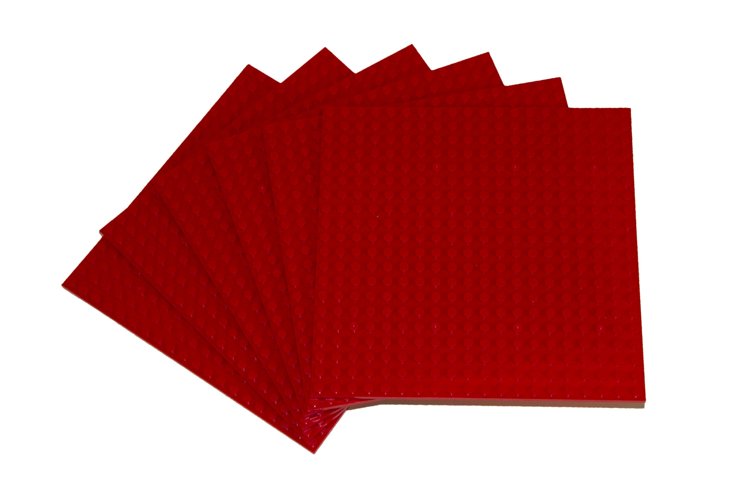 20x20 Stud Baseplate 6 Pack (Red) – IMEX Model Company