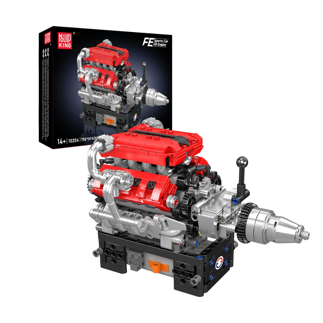 Mould King Italian V8 Motorized Engine Building Set (750 Pieces) – IMEX ...