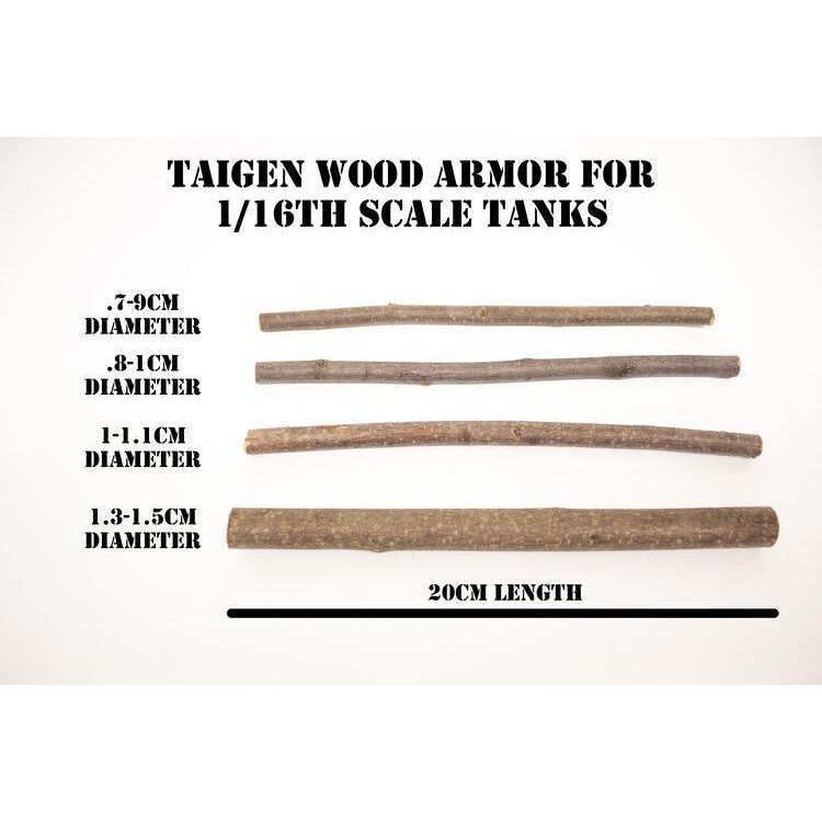Wooden Logs/Armor (.7-1.5cm Diameter x 20cm Length) Multiple Sizes ...